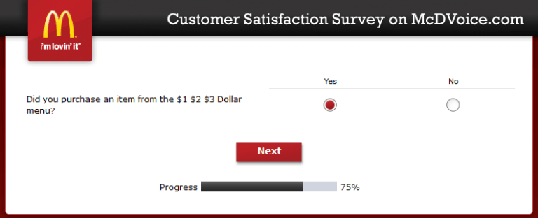 McDVoice Survey - Sign In to www.mcdvoice.com for McDonald's Customer ...
