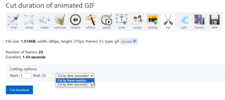 6 Ways to Trim GIF on Desktop/Online/iOS/Android - Detailed Guide