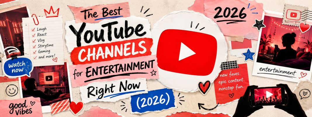2026's Best YouTube Channels for Entertainment - Jt.Org